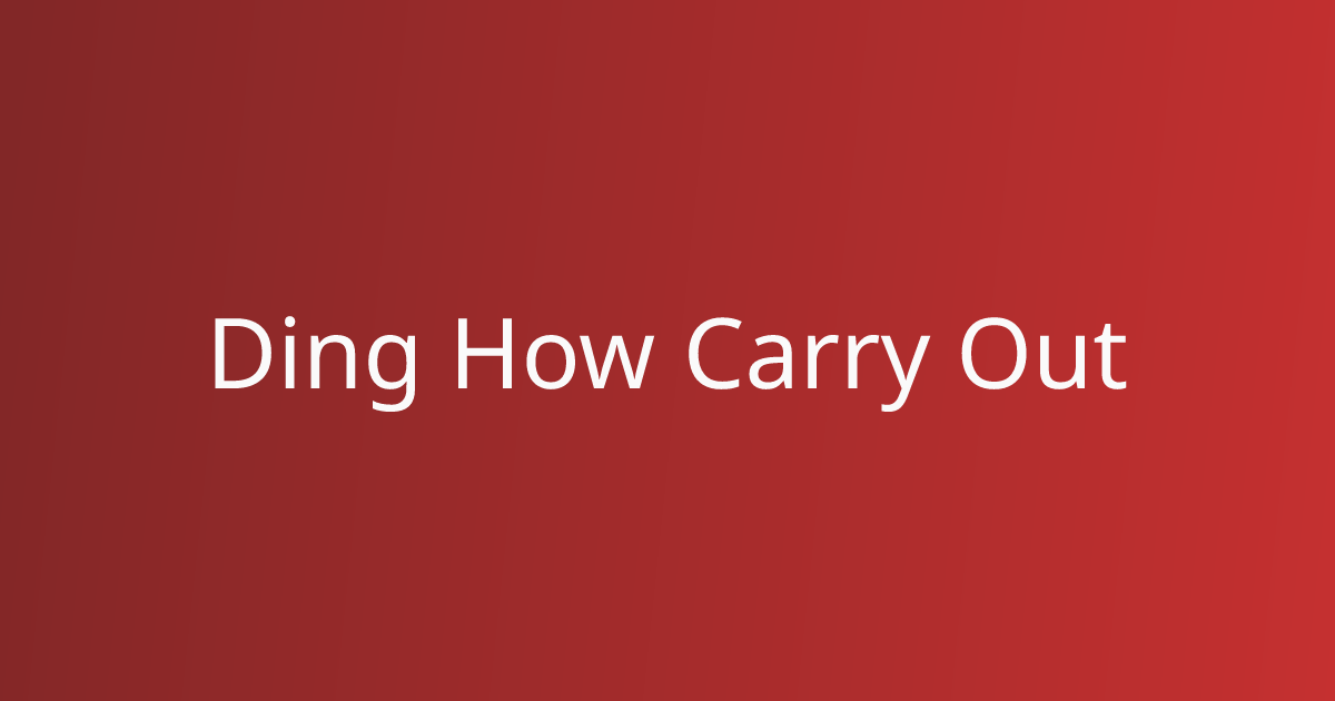 Best Chinese in Springfield, VA | Ding How Carry Out | Order Online
